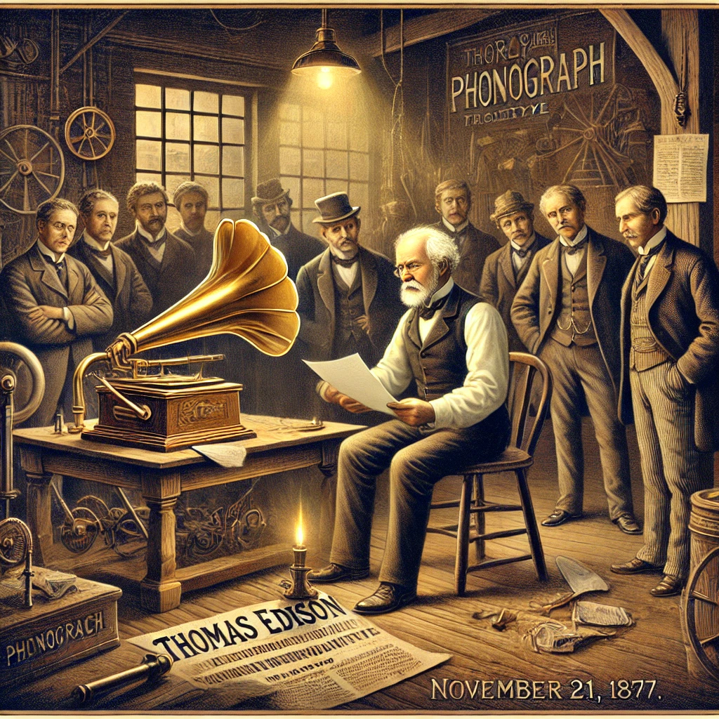 Edison’s Phonograph: The Invention That Gave Sound a Future – This Day ...