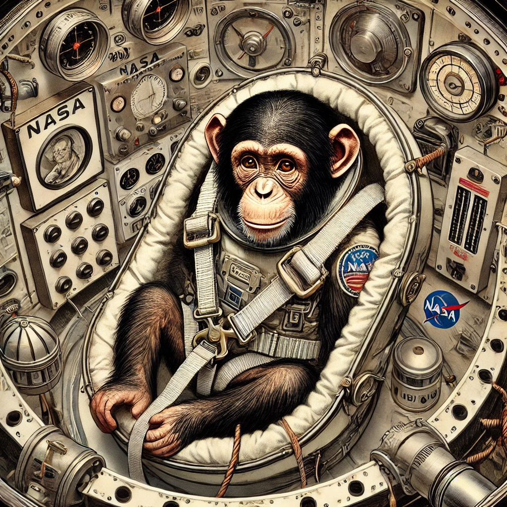 Breaking Barriers: Enos the Chimpanzee’s Historic Orbit – This Day in ...