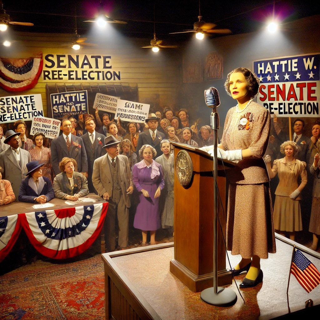 Hattie W. Caraway: Breaking Barriers in U.S. Politics – This Day in History