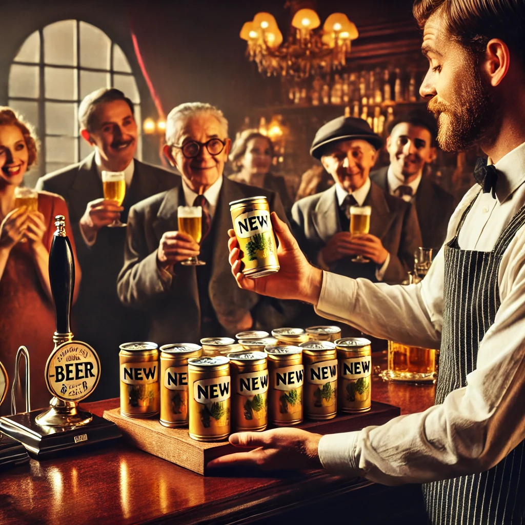The First Canned Beer Goes on Sale: A Revolution in Beverage History ...