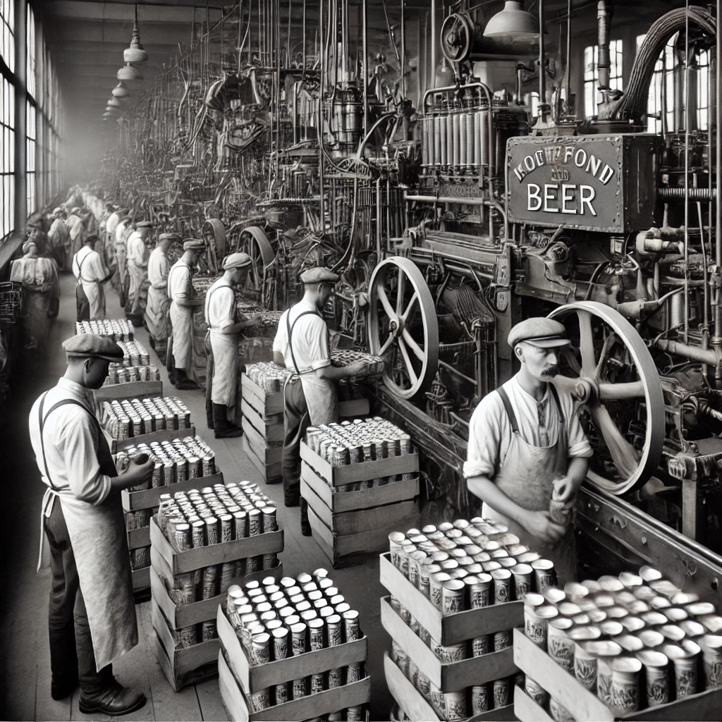 The First Canned Beer Goes on Sale: A Revolution in Beverage History ...