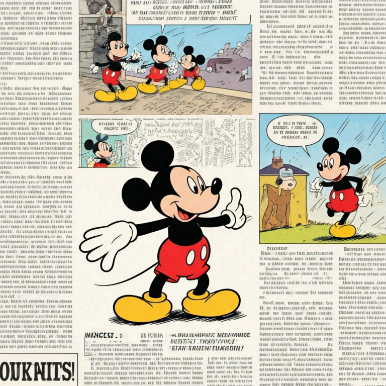 The Mickey Mouse Comic Strip Debut: A Milestone in Animation History ...
