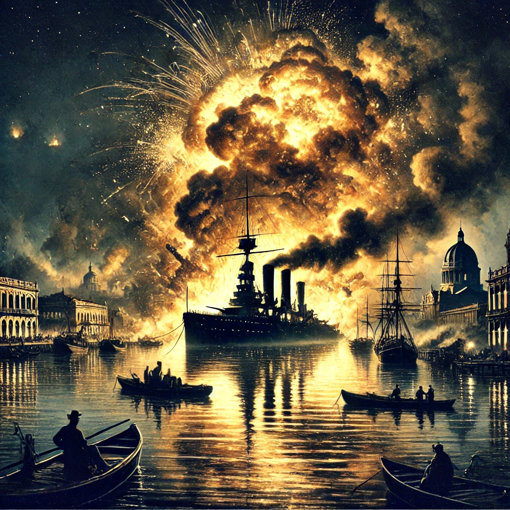 The U.S.S. Maine Explodes: Catalyst for the Spanish-American War – This ...