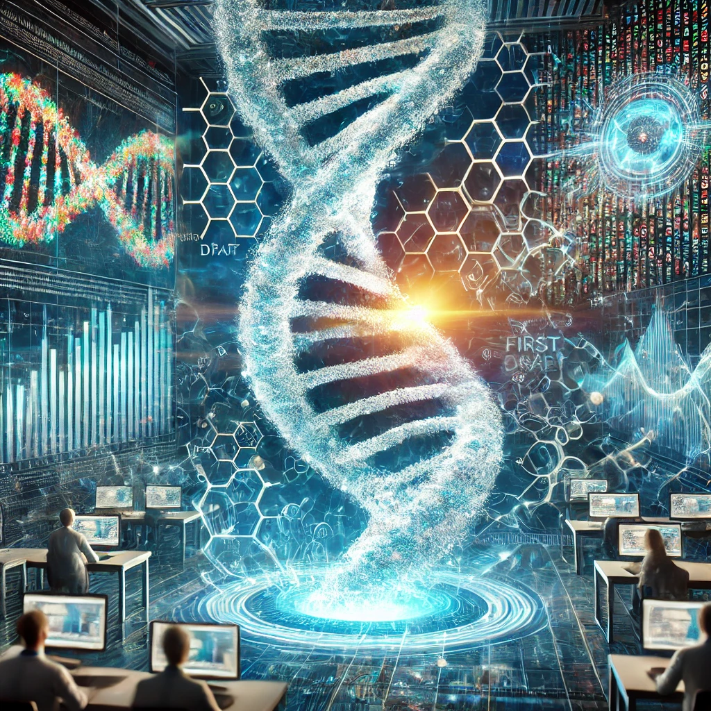 The Blueprint of Life: The First Draft of the Human Genome is Published ...
