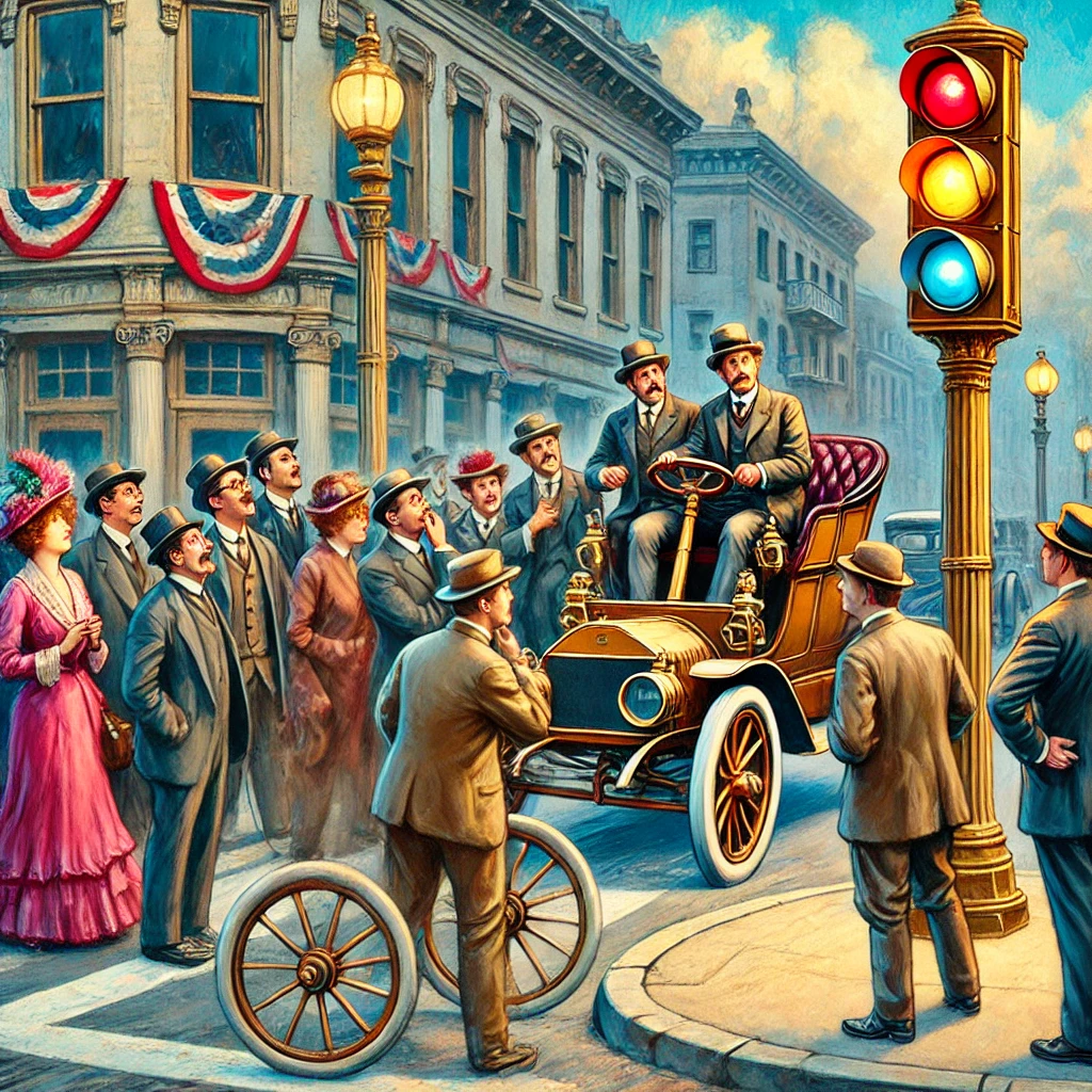 The Installation of the First Electric Traffic Signal – This Day in History