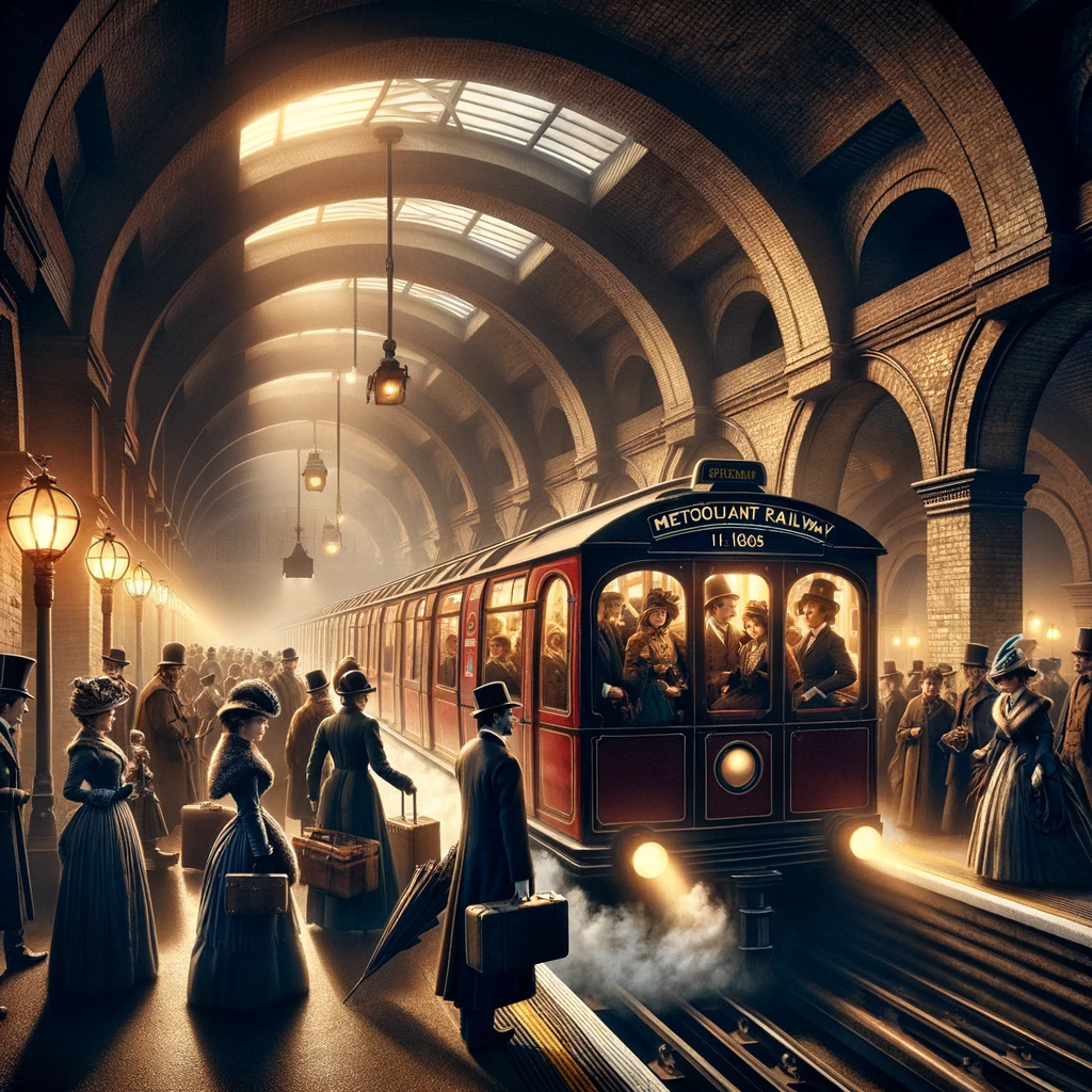 London’s First Underground Railway Opens: A New Era in Transportation ...